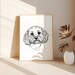 Cockapoo SVG & PNG Clipart Bundle: Digital Line Art, Minimalist Vector ...