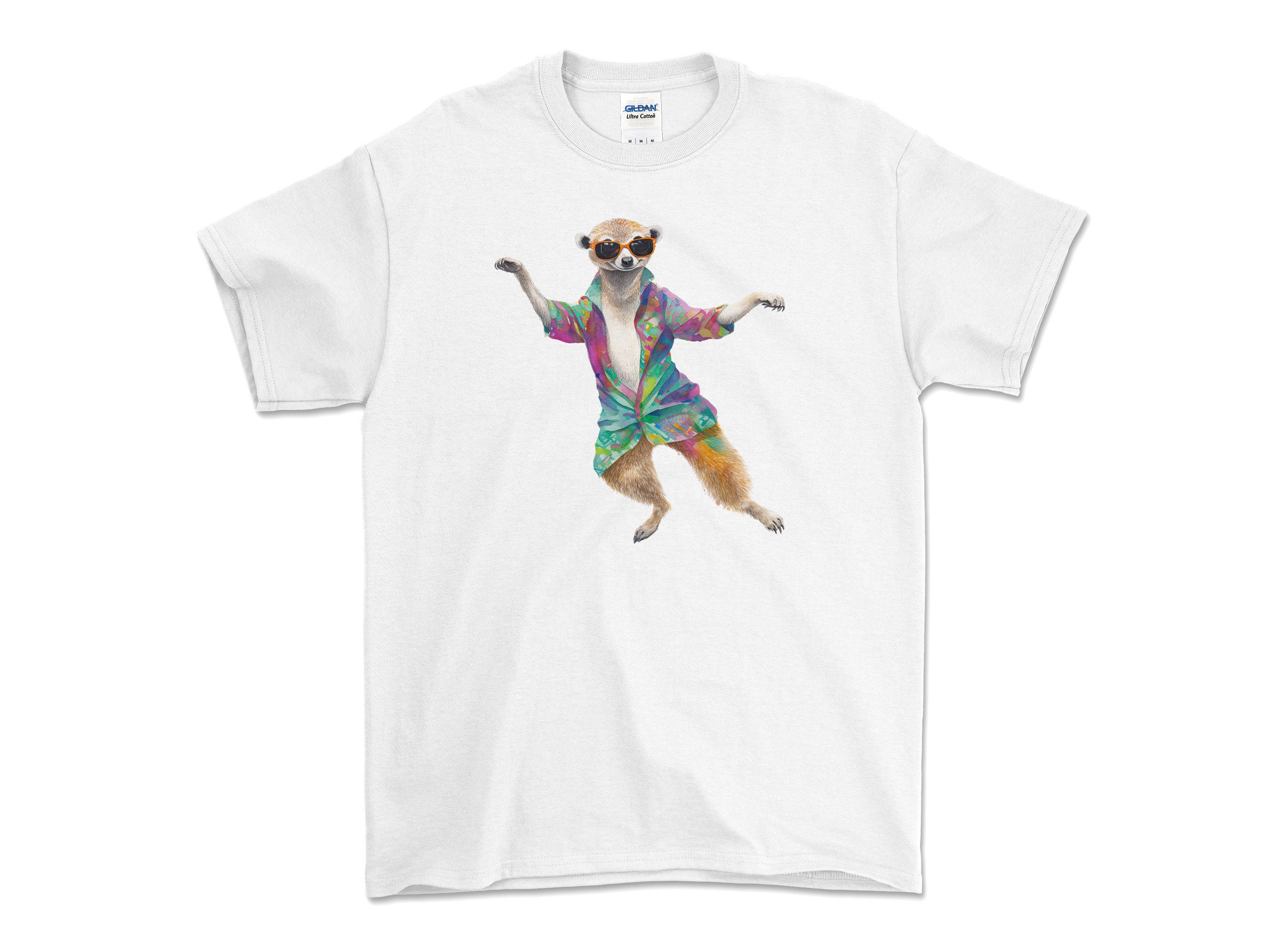 Dancing Meerkat Clipart: Funny Watercolor Animal Pngs (digital Download ...