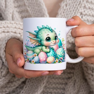 Watercolor Easter Cute Dragons Clipart Bundle 40 High Quality PNG ...