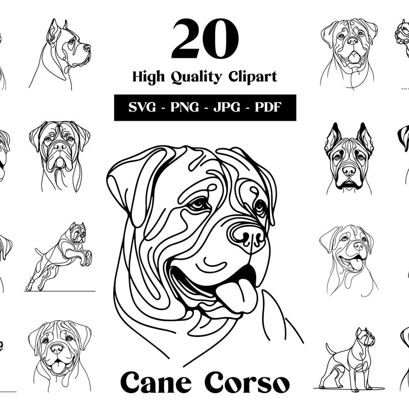 Miniature Corso Dog - Etsy