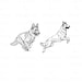 Dutch Shepherd SVG & PNG Clipart Bundle: Digital Line Art, Minimalist ...