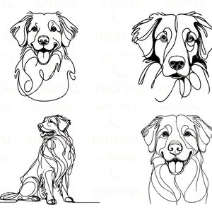 Nova Scotia Duck Tolling Retriever SVG & PNG Clipart Bundle: Digital ...