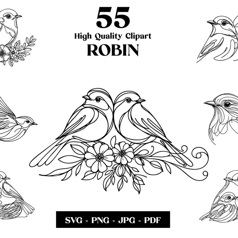 Robin Embroidery - Etsy