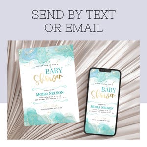 Highland Cow Baby Shower Invitation, Editable Highlander Cow Invite ...