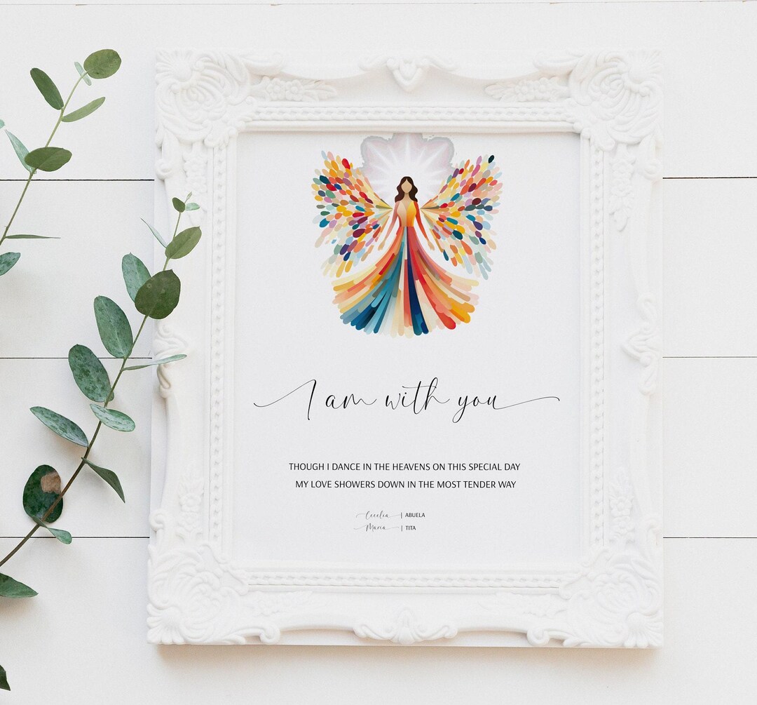 Memorial Sign for Baby Shower, in Memoriam Editable Template, Wedding ...