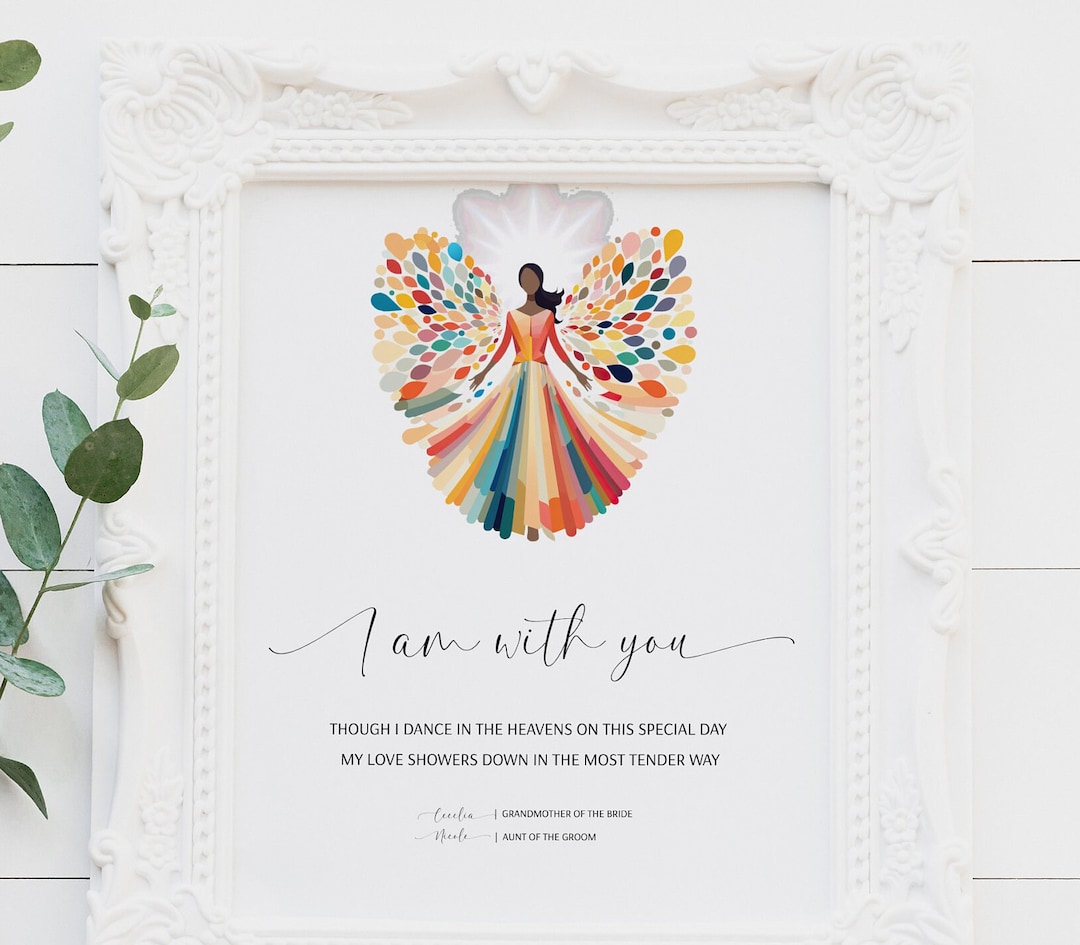 Memorial Sign for Baby Shower, in Memoriam Editable Template, Wedding ...