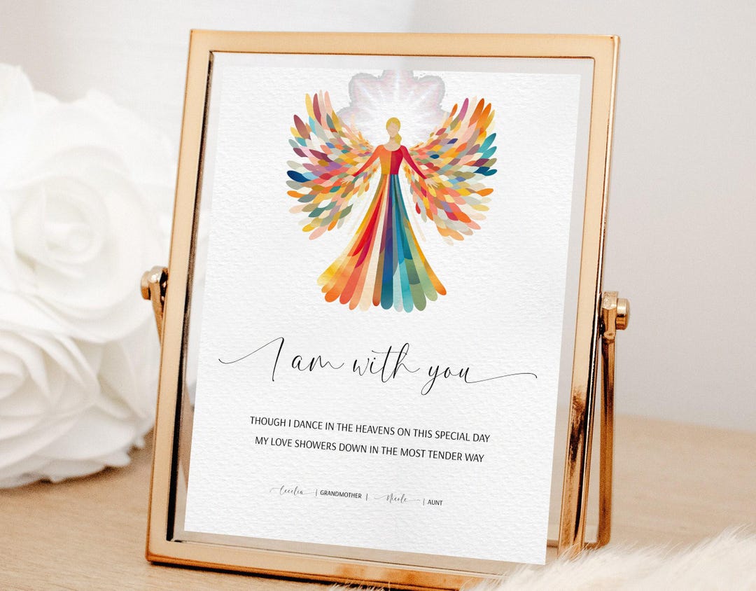 Memorial Sign for Baby Shower, in Memoriam Editable Template, Wedding ...