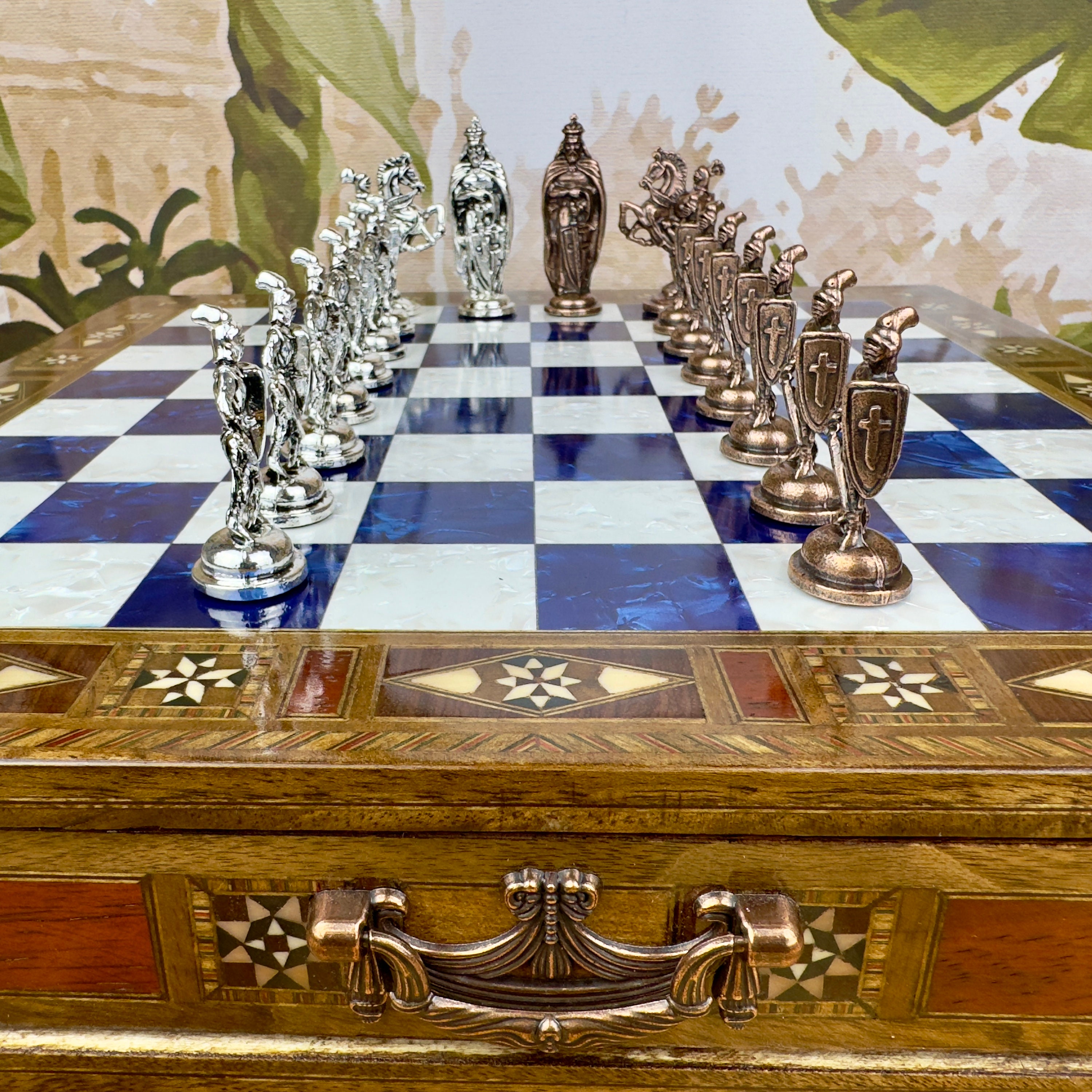 Luxury British Medieval Age Themed Chess Set With Drawer - Etsy Australia