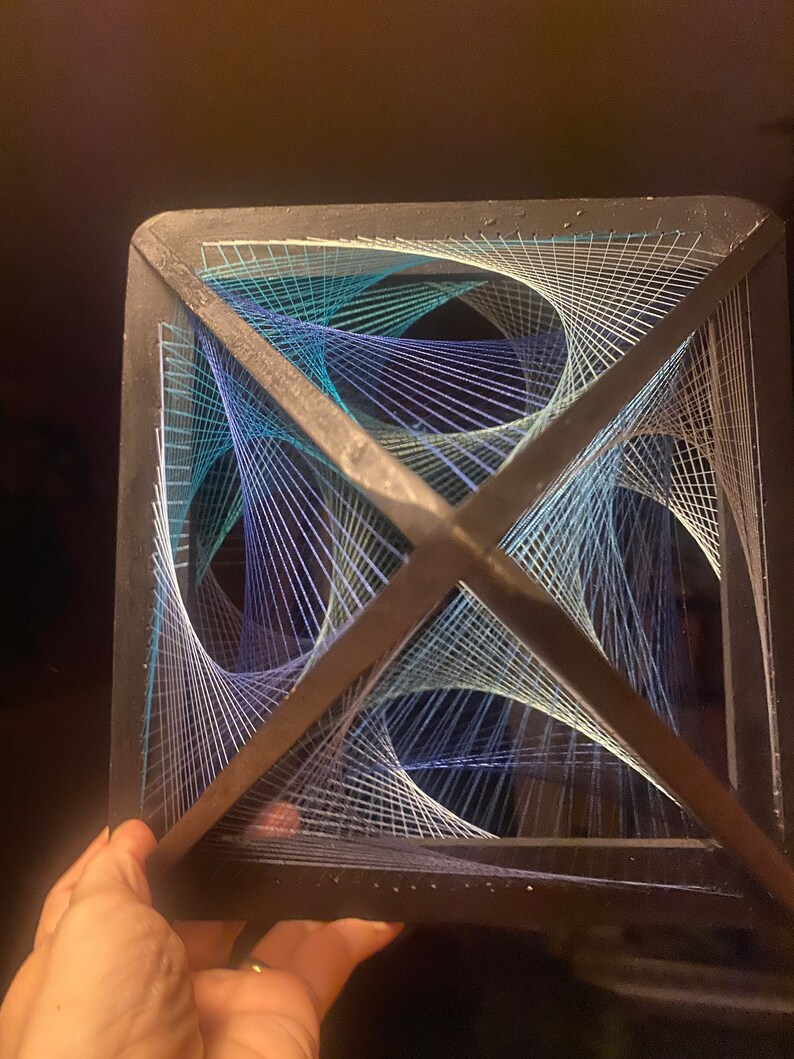 Water- 3D String Art - Etsy