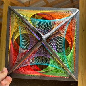 3D String Art Rainbow - Etsy