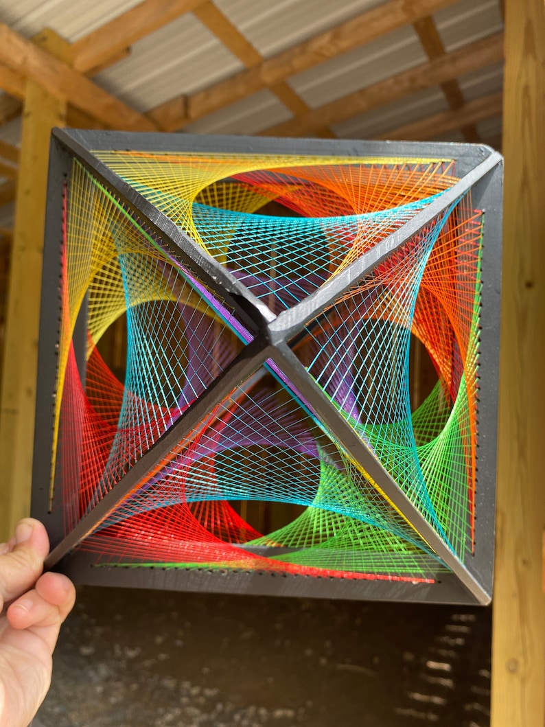 3D String Art Rainbow - Etsy