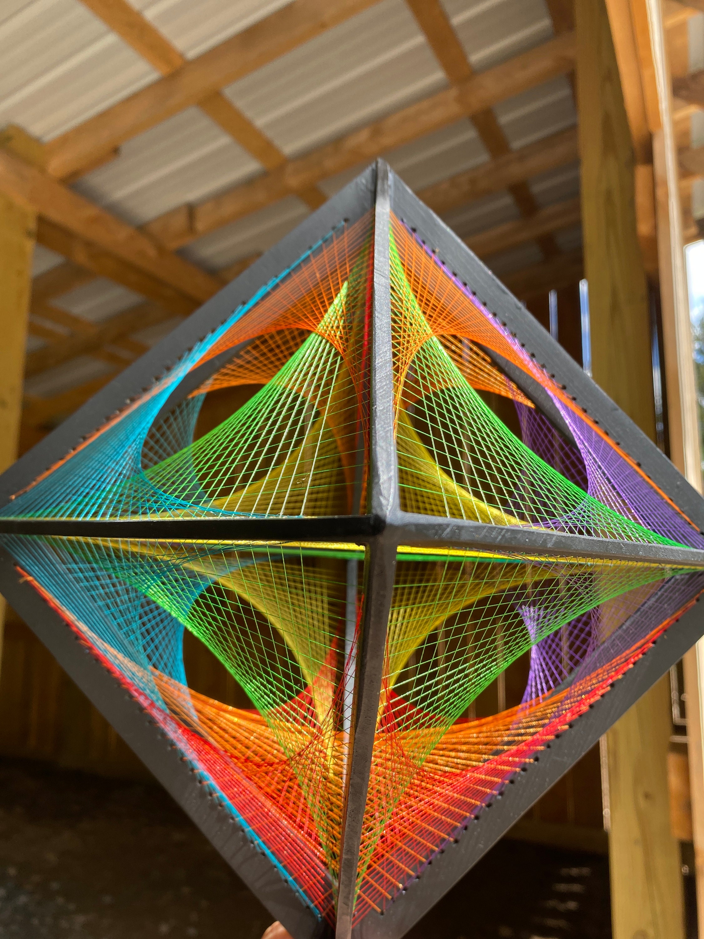 3D String Art Rainbow - Etsy