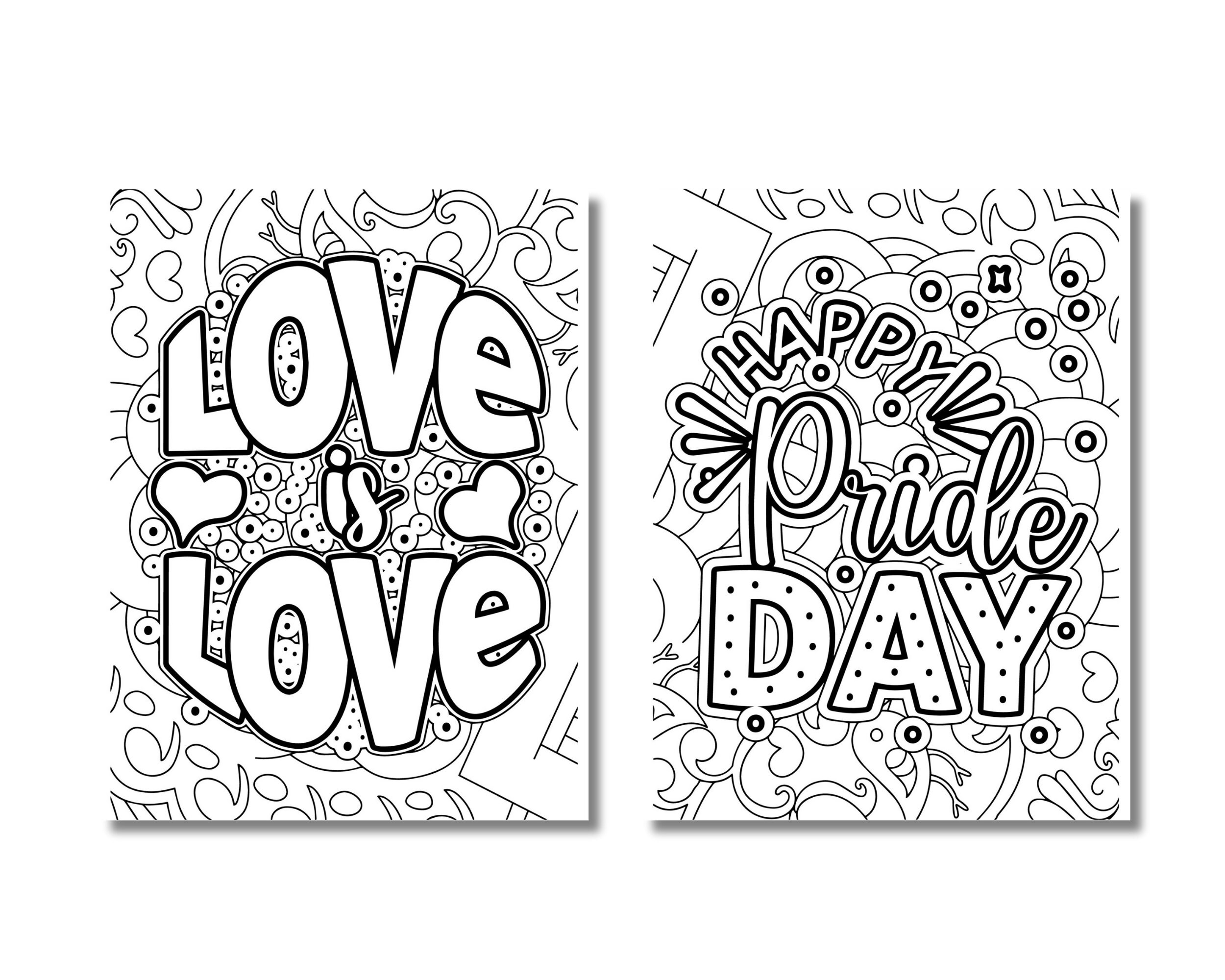 LGBTQ Coloring Pages, Pride Coloring Pages, Pronoun Coloring Pages ...