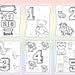 Numbers 1-20 Coloring Book, Digital Coloring Book, Printable Coloring ...