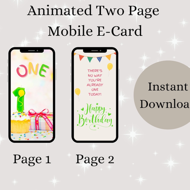 First Birthday Card - Etsy