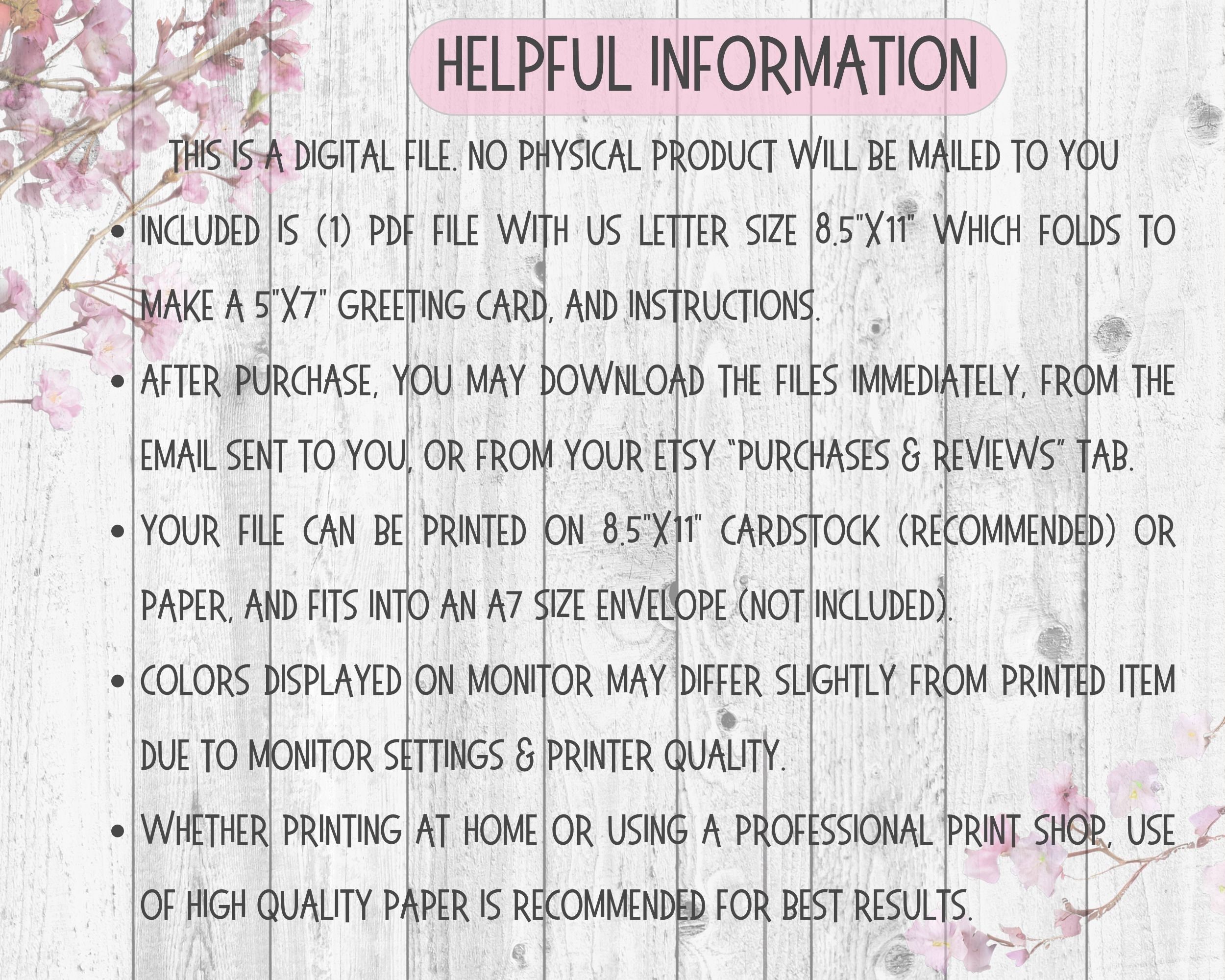 Printable May Day Card, May Day Card, Instant Download, Print at Home ...