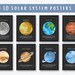 Printable Solar System Poster Set Educational Posters Classroom Decor ...