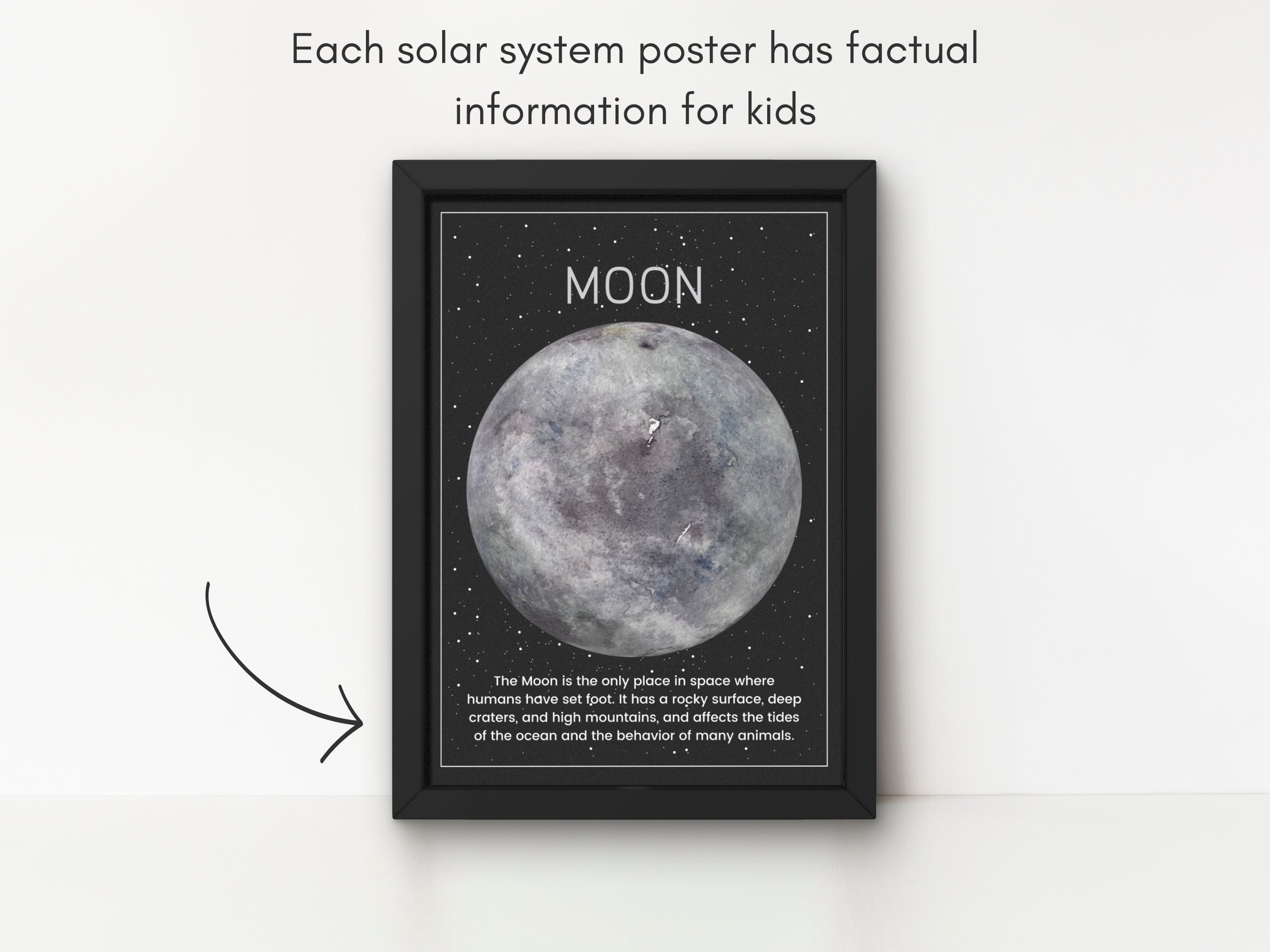 Printable Solar System Poster Set Educational Posters Classroom Decor ...