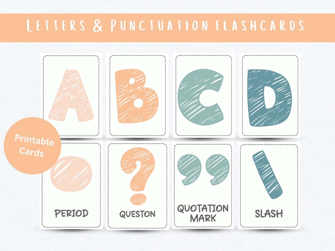 Alphabet Flashcards ABC Flashcards Letters Flashcards Preschool ...