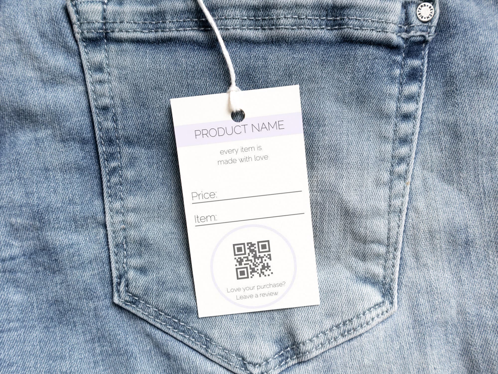 Pastel Pink Editable Price Tag Canva Template With Logo Business ...