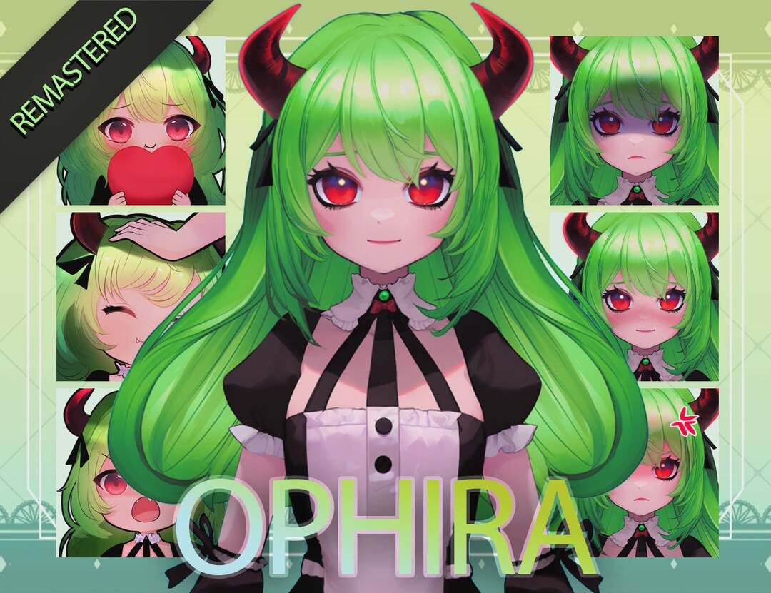 Live2d Vtuber Model for Commercial Use Ophira the Succubus ready to Use ...