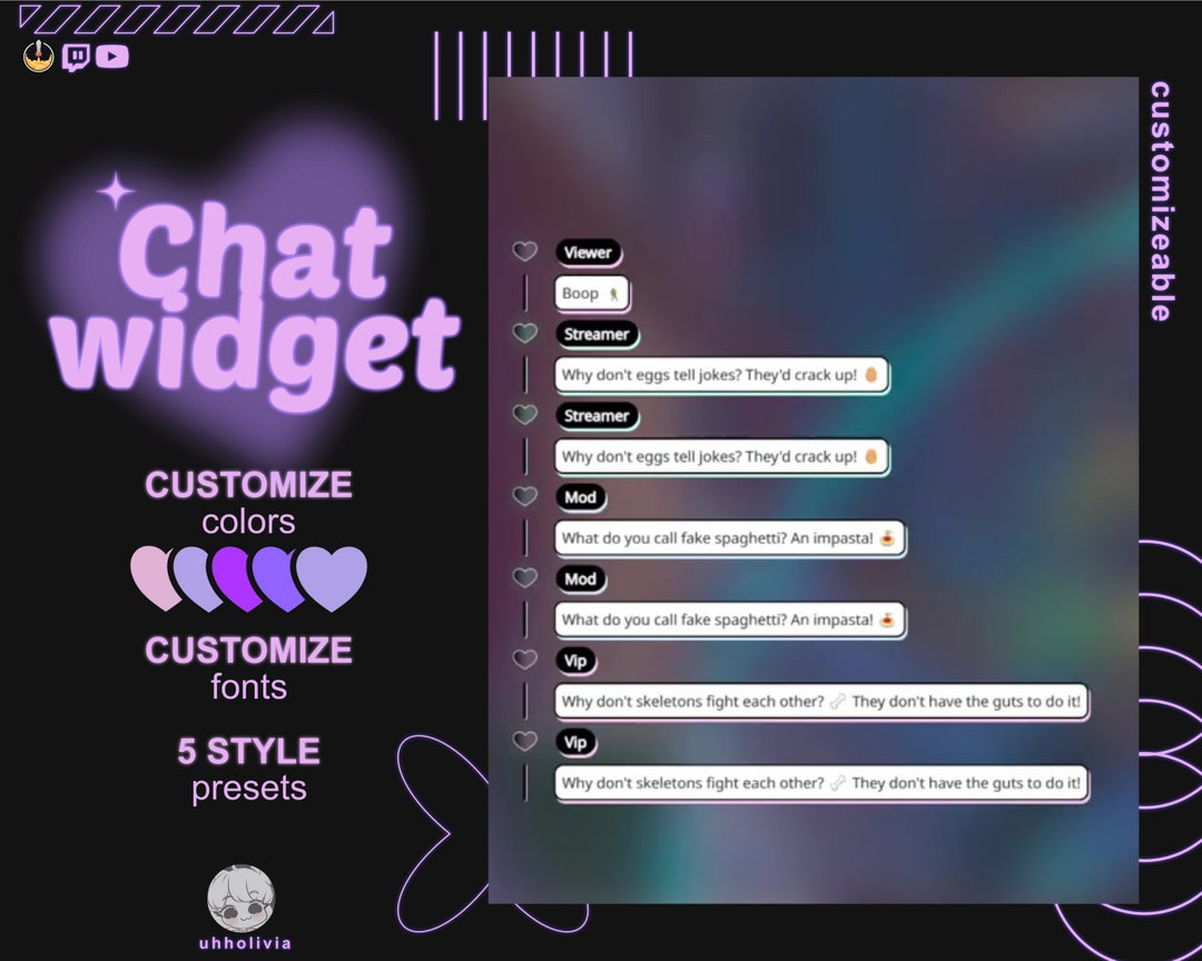 Free-ish for a Limited Time!) Customizable Chat Widget - Bubble Cute ...