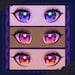 Drag-n-drop Fully Rigged Eye Set for Live2d! - Vtuber Model Eyes With ...