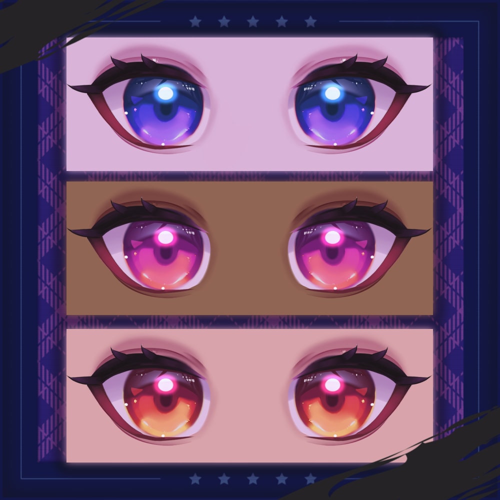Drag-n-drop Fully Rigged Eye Set for Live2d Vtuber Model - Etsy UK