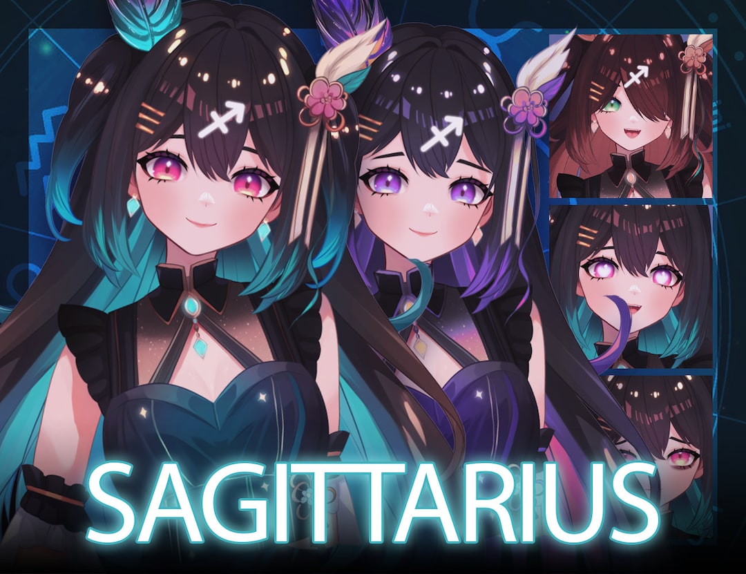 Live2d Vtuber Model for Commercial Use! Sagittarius the Zodiac Vtuber ...