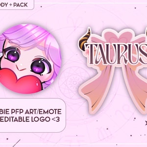 Customizable Live2d Vtuber Model! Taurus the Zodiac Vtuber - |full Body ...