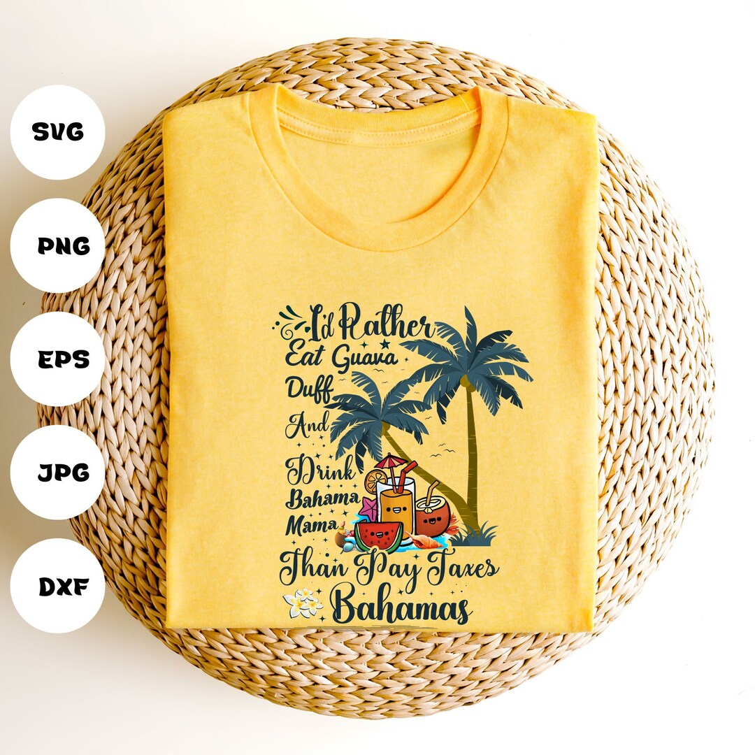 Island Delights: Bahamas Guava Duff and Bahama Mama Digital Designs svg ...