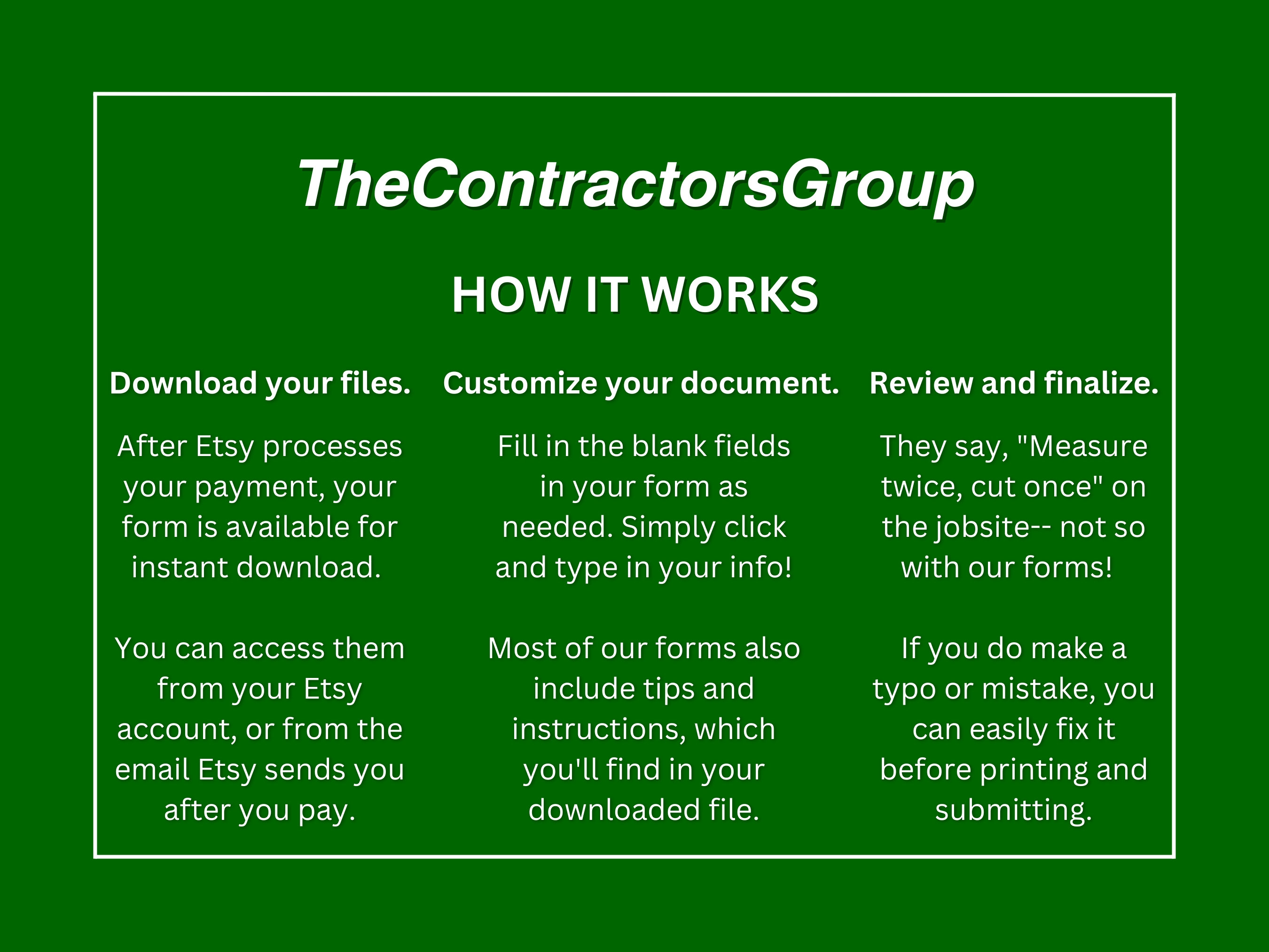 Change Order Form Templates W/ Editable Terms and Conditions With ...