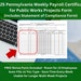 Pennsylvania Payroll Certification Form – Public Works, LLC-25 (excel ...