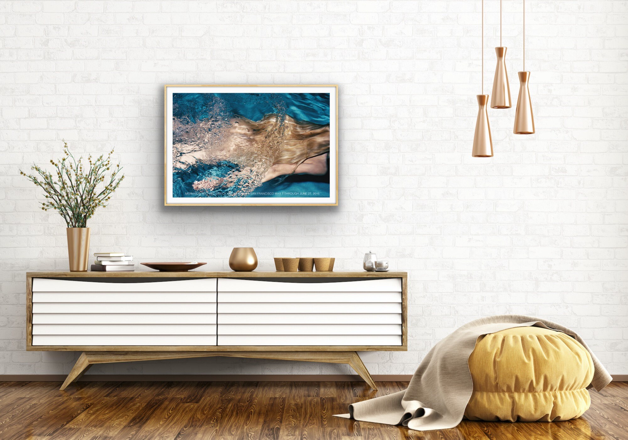 Poster 'mermaid 105' by Photographer Michael Dweck, Wall Art, Beach ...