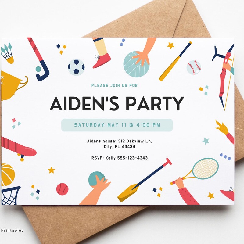 Field Day Invitation - Etsy