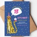 Printable Cheetah Birthday Party Invitation for Canva - Etsy