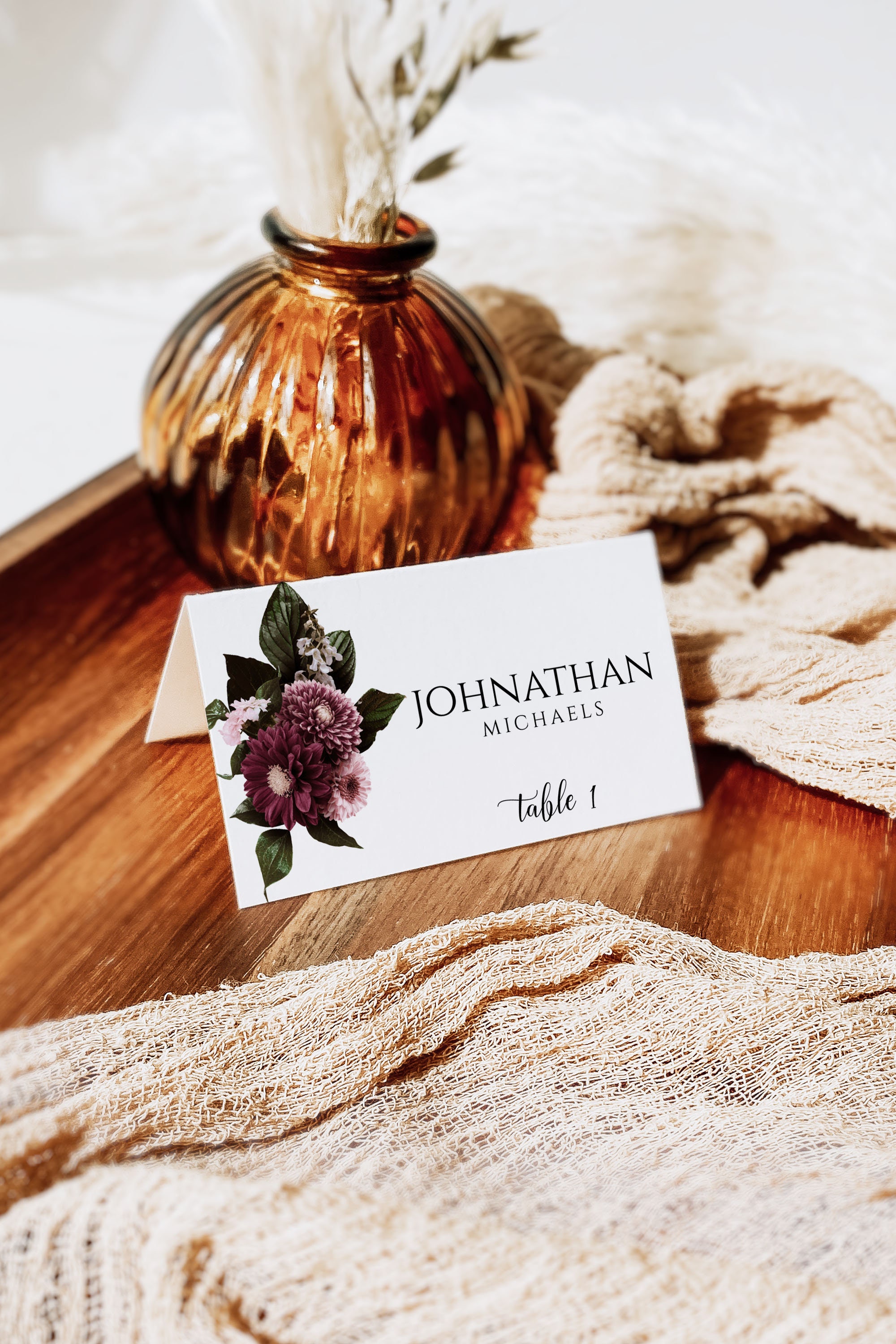 Dark Moody Wedding Wedding Seating Cards Gothic Wedding Place Cards ...