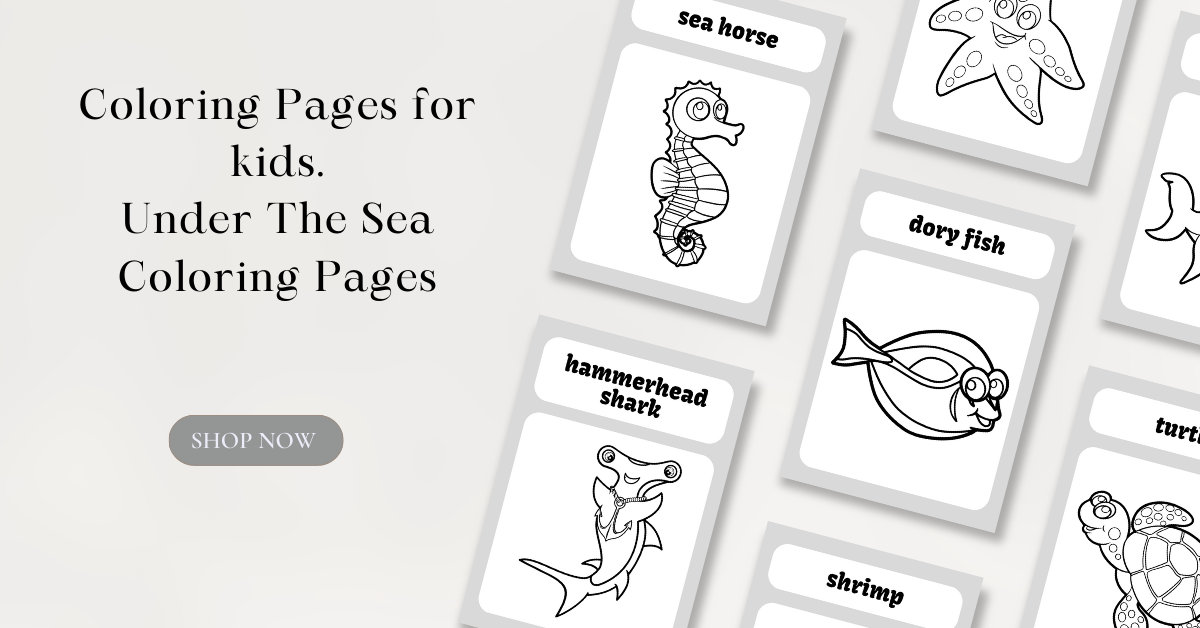 Under the Sea Coloring Pages Printable, Ocean Coloring Pages, Sea ...