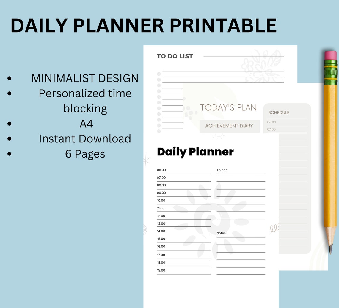Routine Checklist Printable Planner Insert, Daily Routine Page, Weekly ...