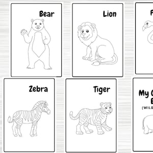 Wild Animal Coloring Pages, 13 Printable Wild Animal Coloring Pages for ...
