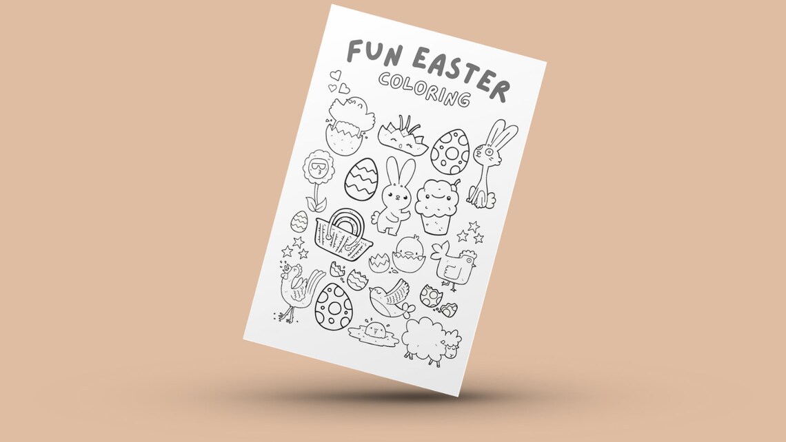 Easter Coloring Pages, Easter Coloring Pages for Kids, Easter Printable ...