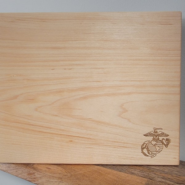 Usmc Cutting Board - Etsy