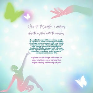 Fae Custom Conjure Personalized Enchanted Entity Mystical Forest Guide ...