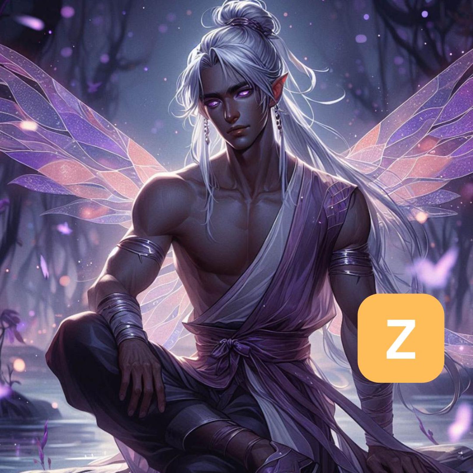 Enigmatic Guardian of Shadows: Z, the Dark Faerie 842-year-old Dark Arts Master Protector and ...