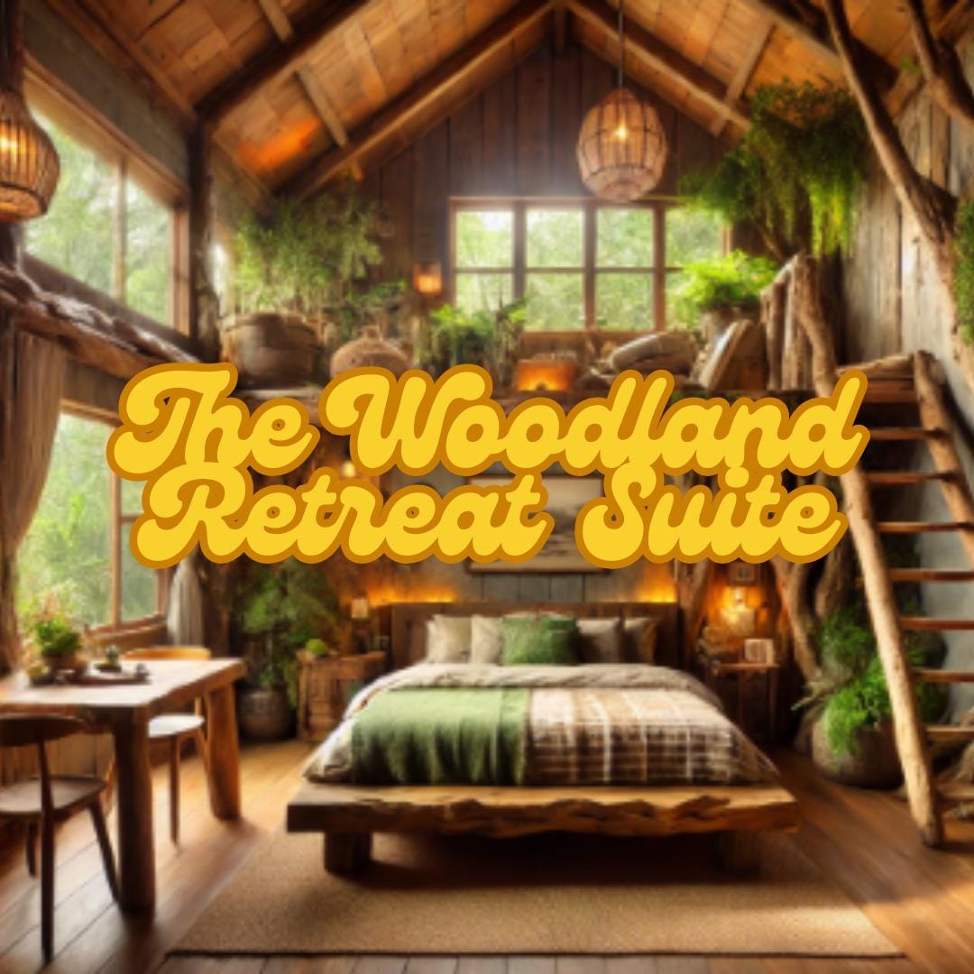 Astral Room Rental – the Woodland Retreat Suite - Etsy