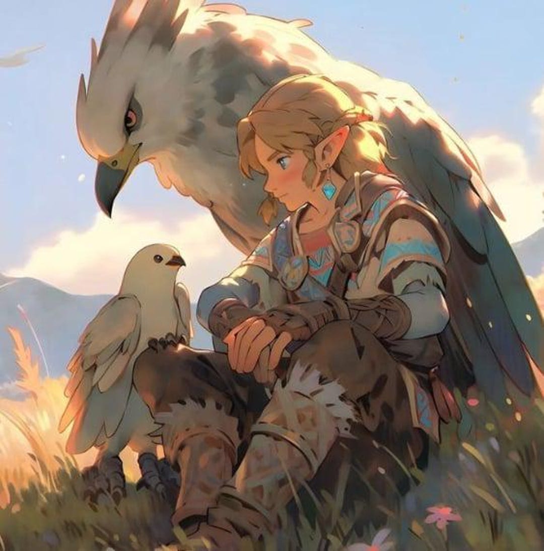 A-sky Elf Spirit Companion | Falconer of Wind & Light | Air Guardian of ...