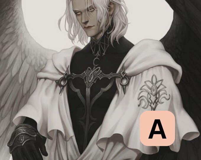 A, 3,623-year-old Fallen Angel Spirit Companion Grey Arts Powerful ...