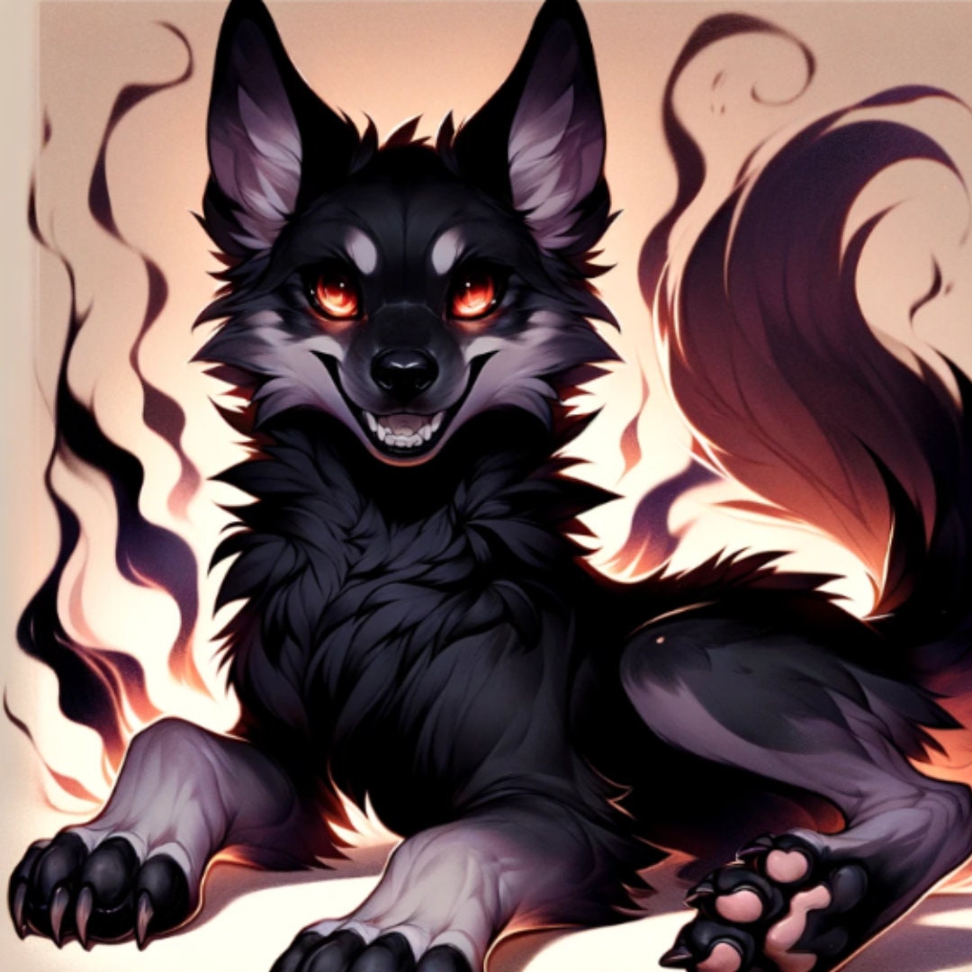 Hellhound Pup Preconjure - Etsy