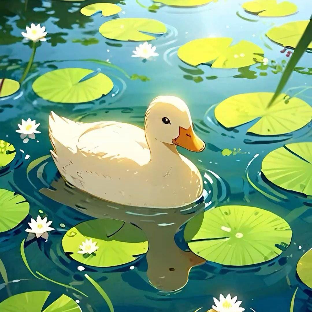 Duck Familiar Spirit Companion Binding for Calm, Inner Child Healing ...