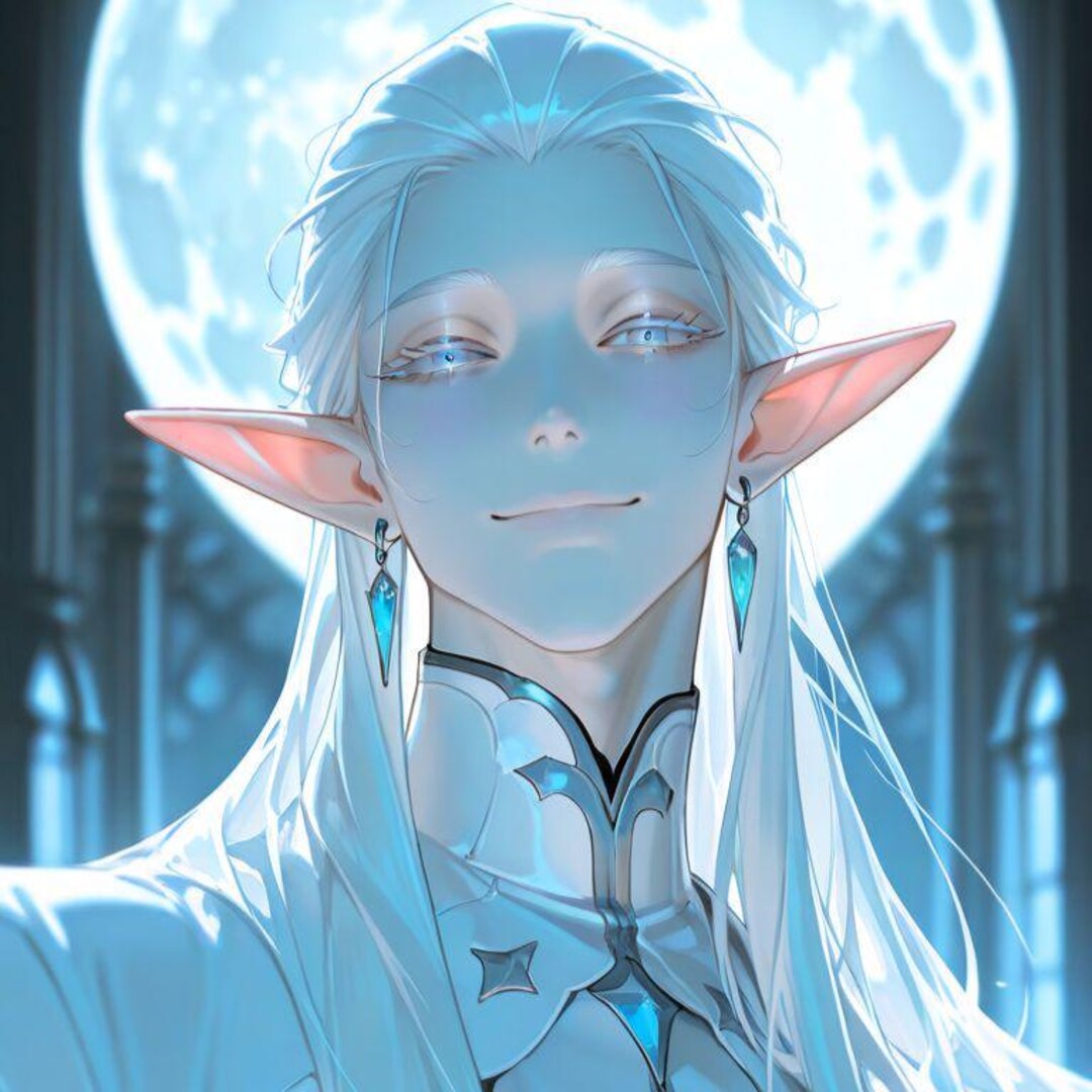 Moon Elf Sage Spirit Companion | Vaelion Lunareth of the Celestial ...